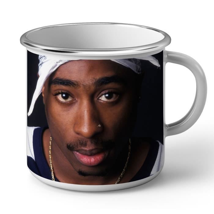 Mug en Métal Émaillé - FABULOUS BIJOUX - Tupac Shakur - Vintage ...