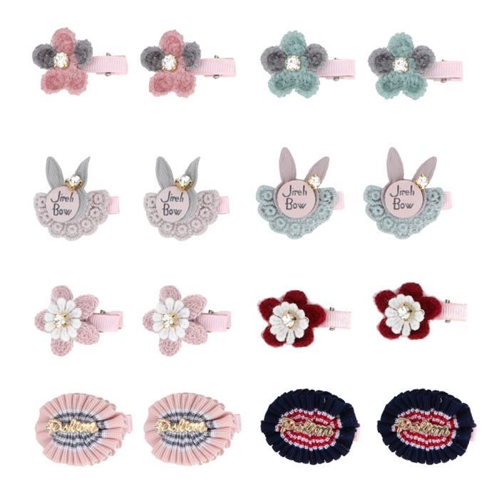 Pingle à cheveux pour animaux de compagnie 8 Ensemble De Tissu à La ...