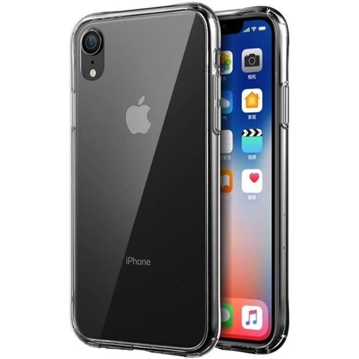 ELECTRóNICA REY Coque iPhone XR TPU Transparent en Silicone Ultra Fine ...