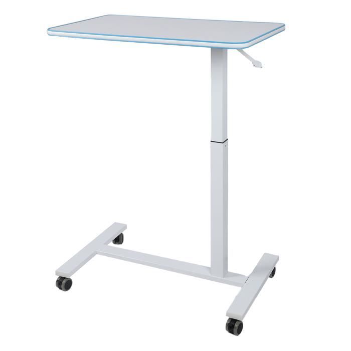 HURRISE Table de lit roulante Table de chevet debout Table de lit d ...