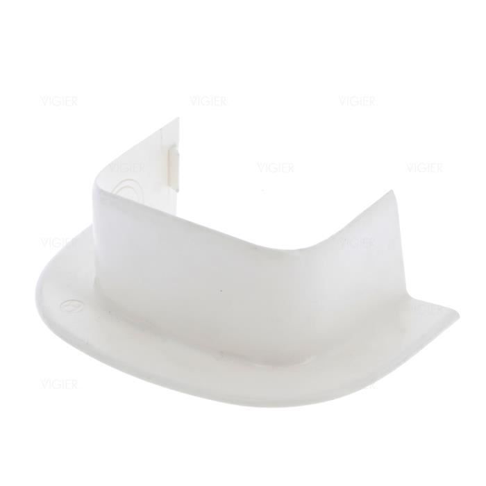 Passage de mur - IBOCO - CND 90x60mm - PVC - Intérieur - Fixation à ...