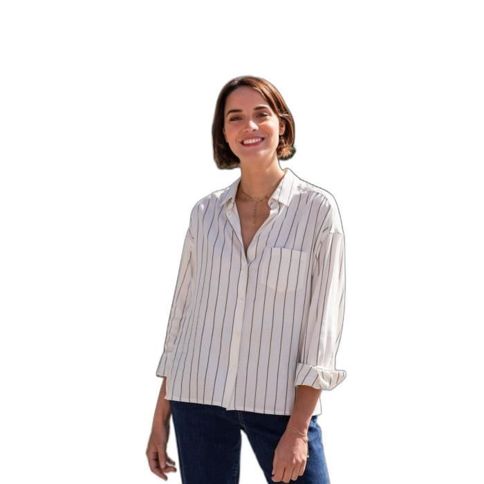 Chemiser femme La Petite Étoile Saddie - écru - 38 Écru - Cdiscount ...