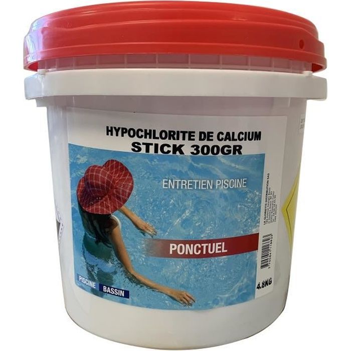 Hypochlorite de calcium stick 300gr 4.8kg - NMP - 35177BCM - Cdiscount ...