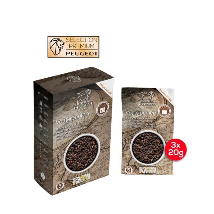 VOATSIPERIFERY POIVRE SAUVAGE SACHET 60G - PEUGEOT SAVEURS - Cdiscount ...