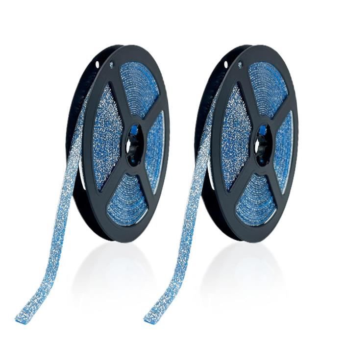 2 Pièces Carrelage Autocollante Ruban Adhésif Décoratif, 12M Étanche ...