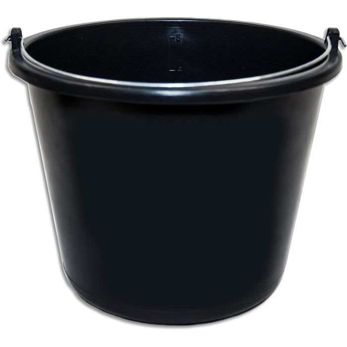 Seau de chantier Stella Bucket - Noir - 5 l79 - Cdiscount Maison