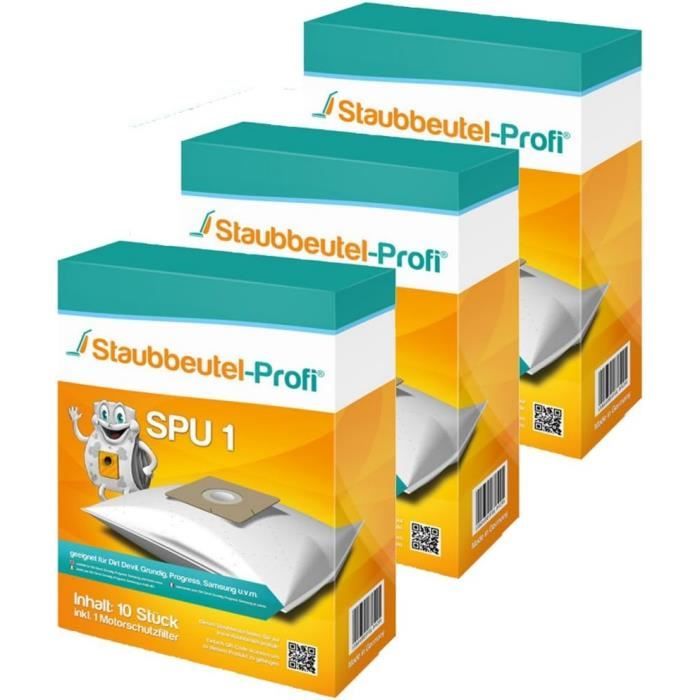 10 Sacs D'Aspirateur Sp6 De ® - Compatible Avec Swirl S67, Swirl S62 ...