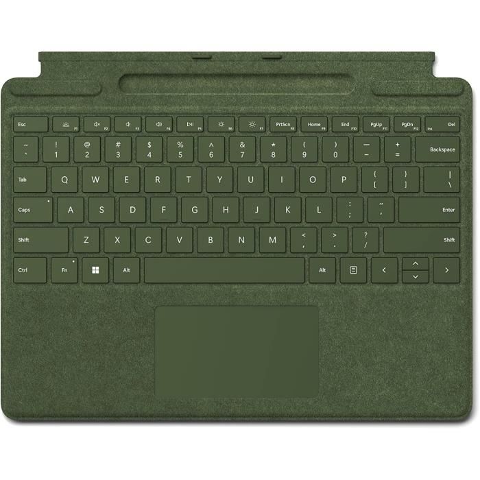 Surface Clavier Signature Keyboard, Vert Forêt, Compatible Surface Pro ...