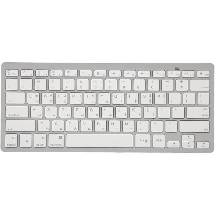 Clavier Sans Fil, Mini Clavier Multilingue Ultra Fin À 78 Touches ...