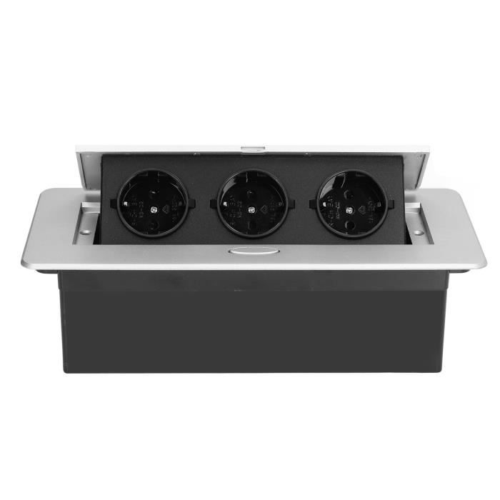 VBESTLIFE Prise de bureau Prise électrique au sol Kit de boîtier de ...