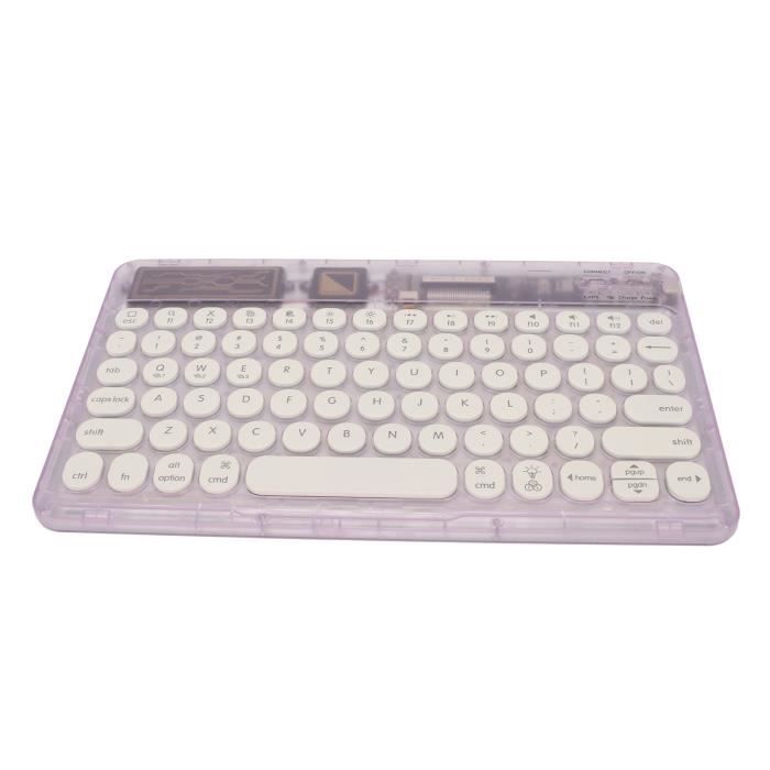 HUA clavier de machine à écrire Bluetooth Clavier Bluetooth rétro Ultra ...