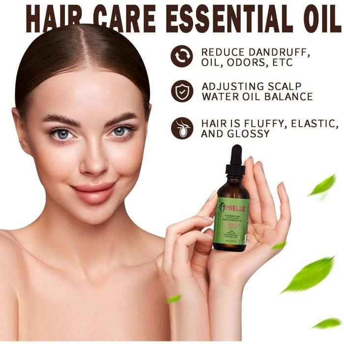 3PCS Rosemary Oil, Huile de Romarin pour Cheveux,Rosemary Oil for Hair Growth et Maintient les ...