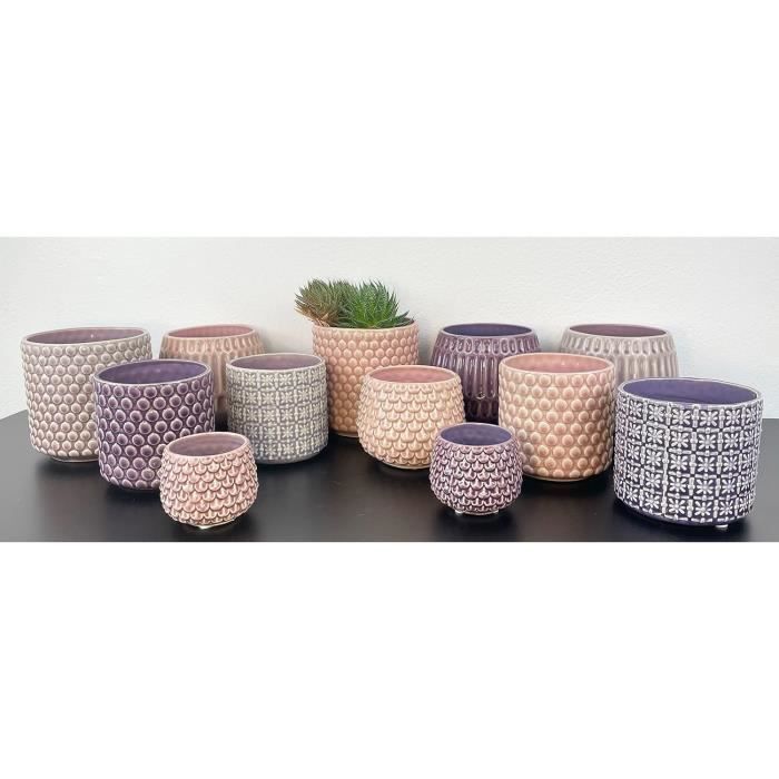 Pot de Fleur Dotty - Pots de Fleurs décoratifs Couleur pour intérieur ...