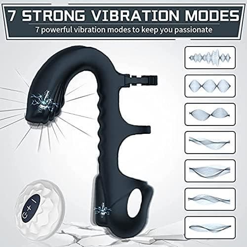 Anneau De Pénis Vibrant Avec Boucle Réglable, 10 Modes De Vibration, Rechargeable Pour L ...
