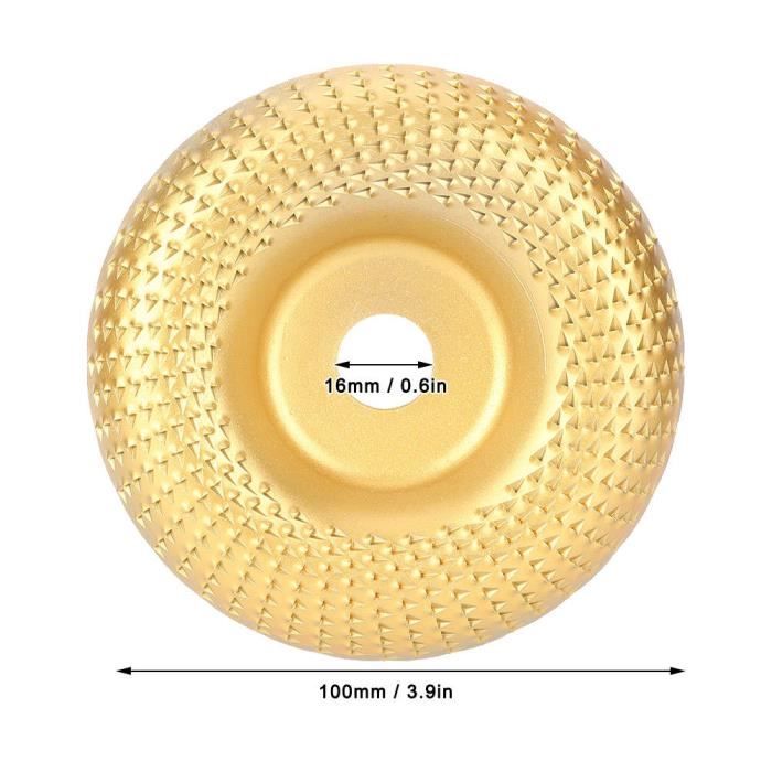 Meule - DILWE - Disque de façonnage en acier - Diamètre 100mm - Couleur ...