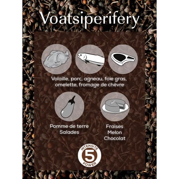 VOATSIPERIFERY POIVRE SAUVAGE SACHET 60G - PEUGEOT SAVEURS - Cdiscount ...