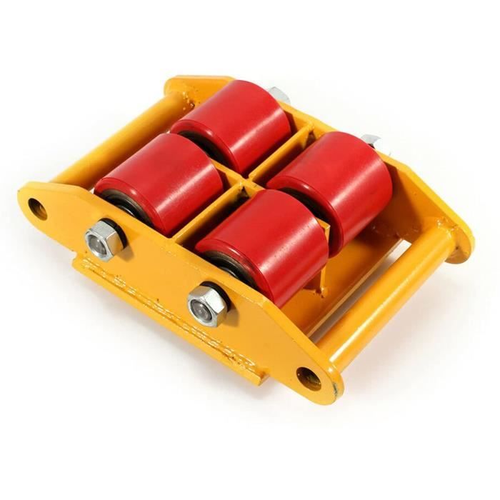 Châssis de transport - Roulettes blindées - Rotation à 360 ° - 6T - 4 ...