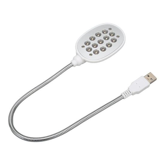 HEG Lampe à col de cygne USB Protection des yeux brillante Lampe flexible à 360 degrés Lumière ...