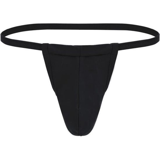 String Homme Lingerie G-String Thong Slip Ouverte Fesse Sous-vêtement ...