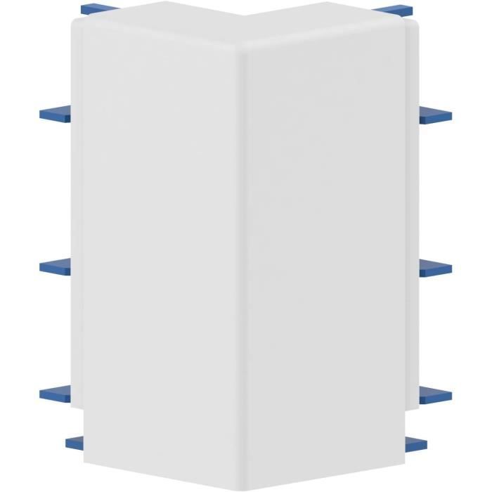 Habengut Coin extérieur en PVC pour plinthe Blanc Contenu : 1 pièce ...