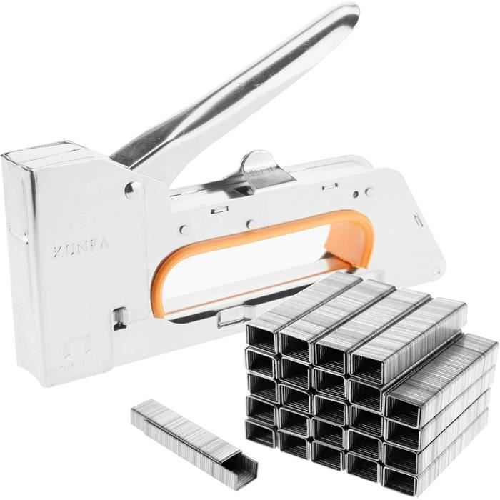 LIWI-Set agrafeuse Manuelle avec agrafes Tacker AMEUBLEMENT L'AGRAFEUSE ...