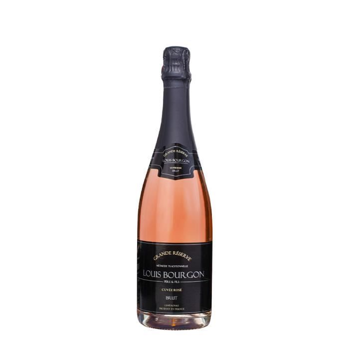 Louis Bourgon Grande Réserve Brut Cuvée Rosé 0,75L - La cave Cdiscount