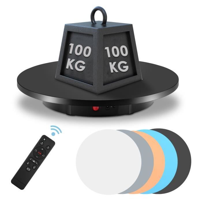 Electric Rotating Turntable, 360° Rotating Product Display, Adjustable ...