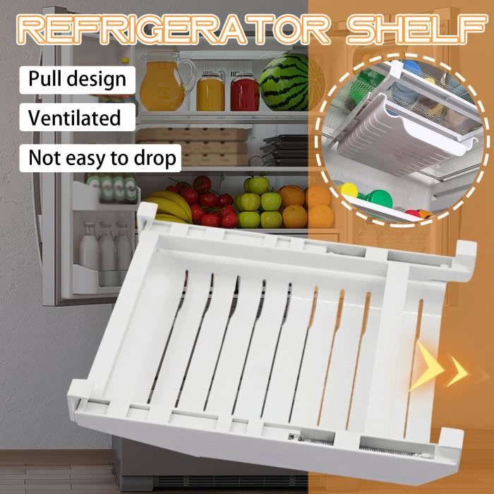 Organisez votre réfrigérateur de taille moyenne Easy Store Organizer s ...