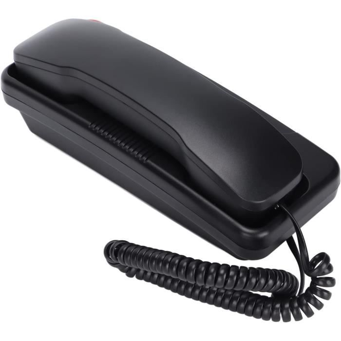Téléphone À Fixation Murale,Ligne Fixe De Bureau,Répondeur Téléphonique Filaire,Téléphone ...