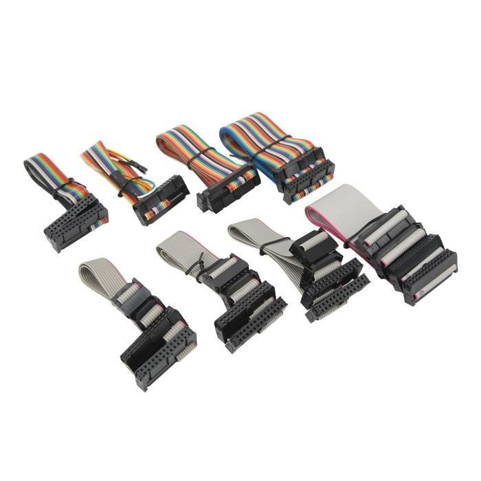 DEX pour jeu de câbles de programmeur KTAG 8 pièces ECU programmeur ...