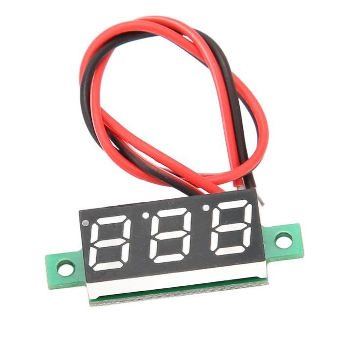 EJ.life Mini mètre de tension Voltmètre 0.28in Voltmètre Numérique ...