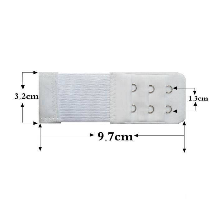 Extension de sangle de soutien-gorge élastique pour femme,rallonge de ...