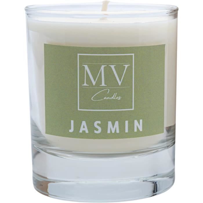 MV Candles - Bougie parfumée végétalienne en verre - Bougie en cire de ...