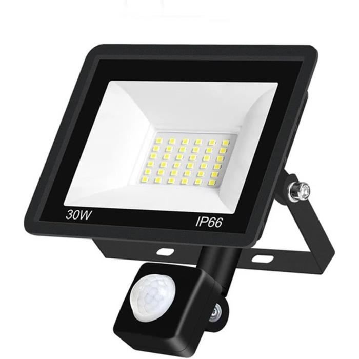 Projecteur Led Exterieur Eetecteur De Mouvement 30W,Ip66 Étanche Spot ...