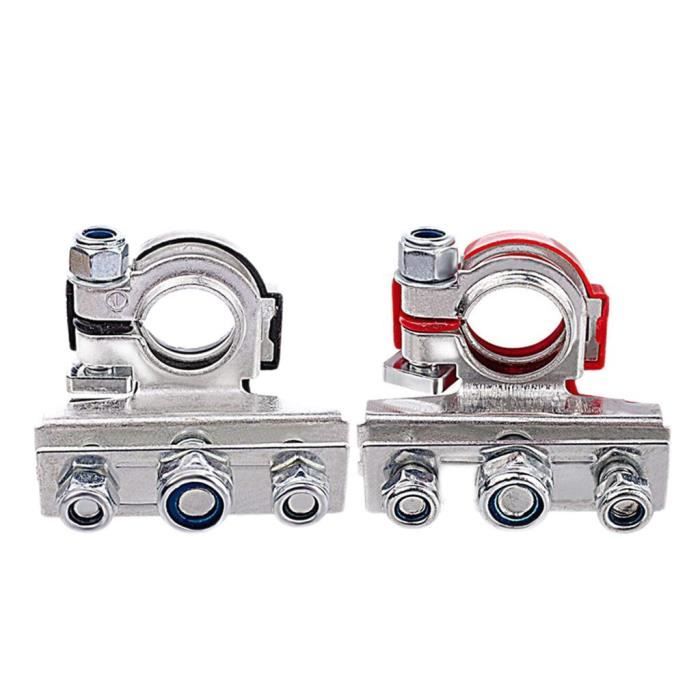 2x pinces de connecteurs de bornes de batterie en laiton, ensemble de protecteur de borne de ...