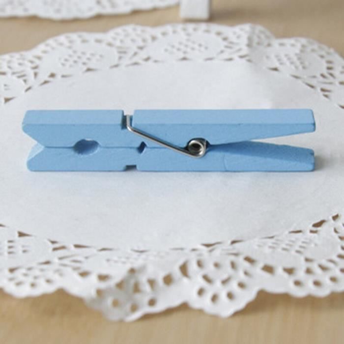 PINCE A LINGE,11--Pinces à linge en bois grande couleur diy | 10 pièces ...