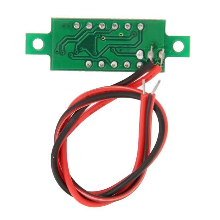 EJ.life Mini mètre de tension Voltmètre 0.28in Voltmètre Numérique ...