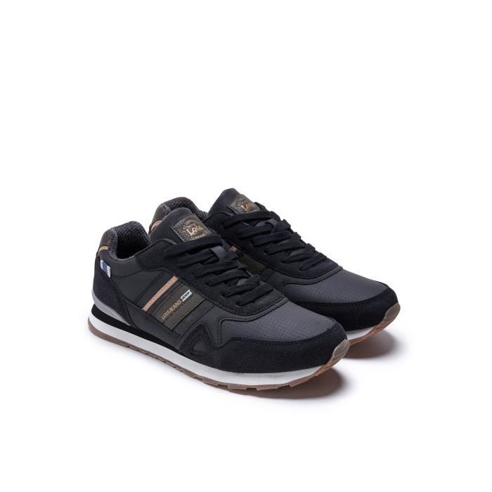 LOIS - Baskets Basses 64146 - Homme Noir - Cdiscount Chaussures