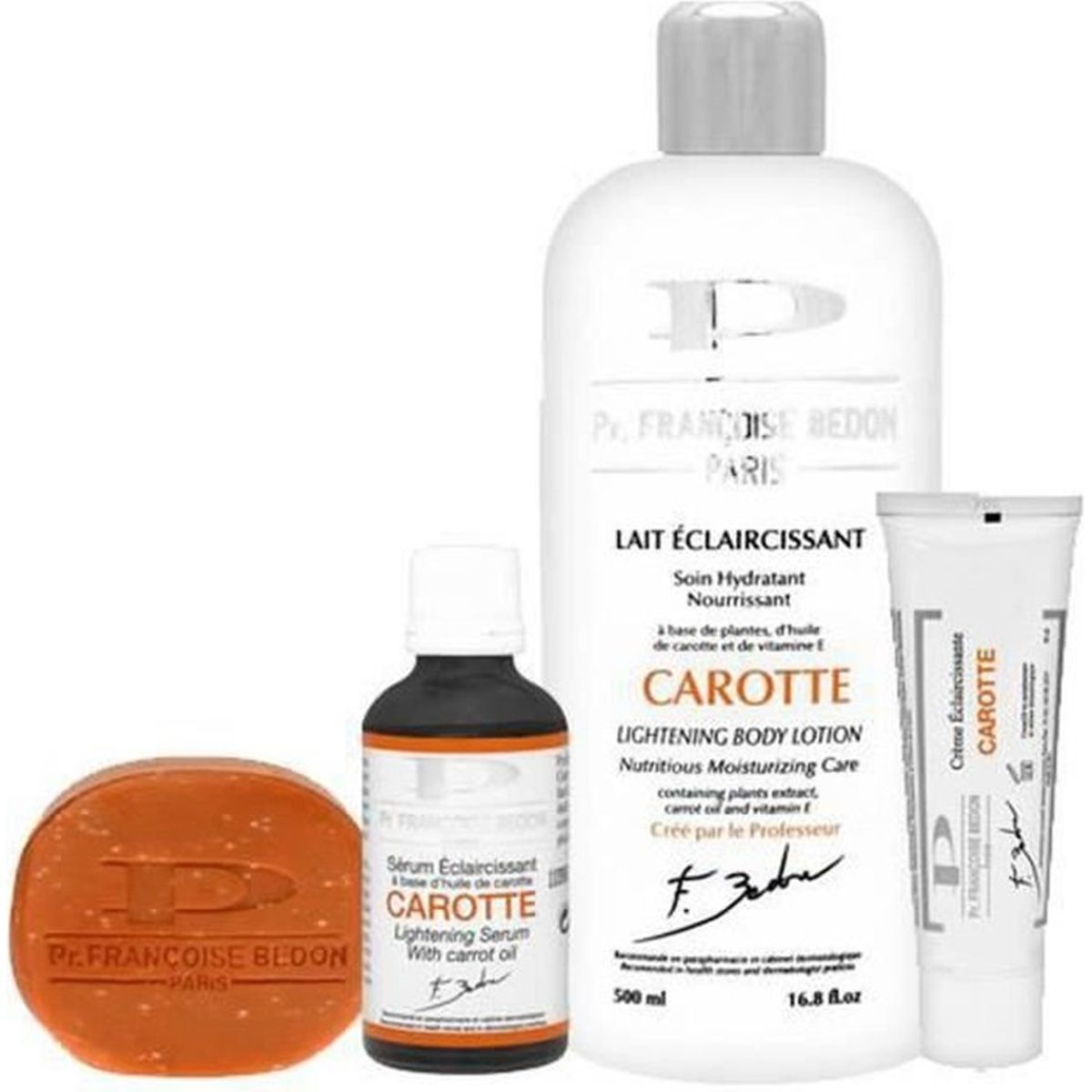 Gamme éclaircissant Pr Françoise Bedon Carotte - Cdiscount Au quotidien