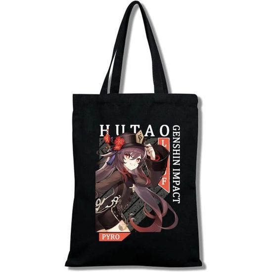 Sac En Toile Genshin Impact, Noelle-Dliuc-Hutao-Tarttaglia-Beidou-Qiqi ...
