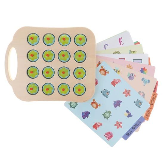 Puzzle Casse-tête Carte Jeu de Mémoire Modèle Correspondant Jouet ...