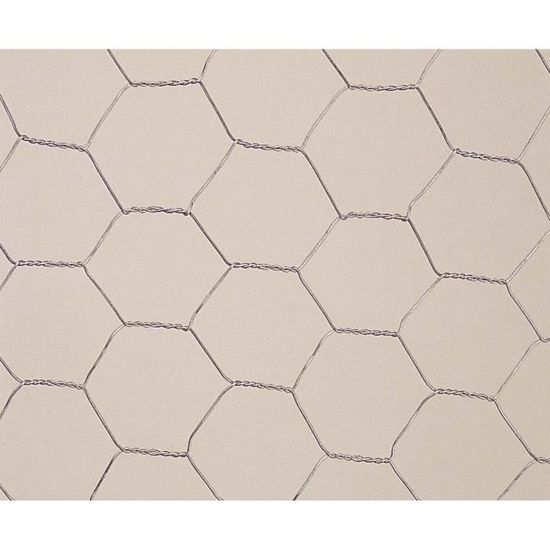 Grillage métallique triple torsion - NORTENE - Galvanex 25 - 0,50 x 10 ...