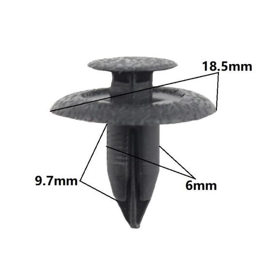 NO.3100 -30 pièces de rivets de fixation pour Mazda 323 M3 M6 B70 B50 ...