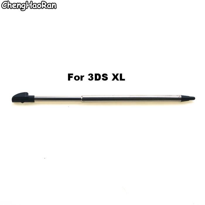 3DS XL Métal-Stylet Télescopique En Métal Noir Et Plastique, Pour Écran ...