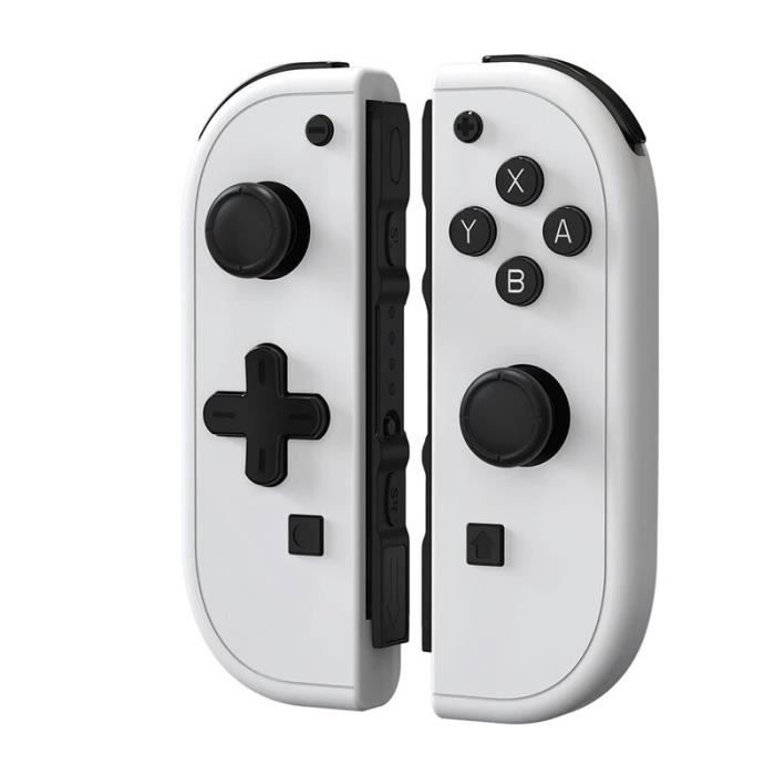 Blanc - Manette de jeu Joy Pad Cons Switch Joystick, manette de jeu ...