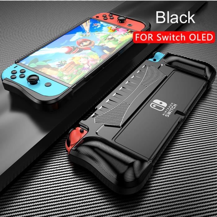 Tpu noir - Étui OLED pour Nintendo Switch OLED, coque de protection arrière pour Nintendo Switch ...