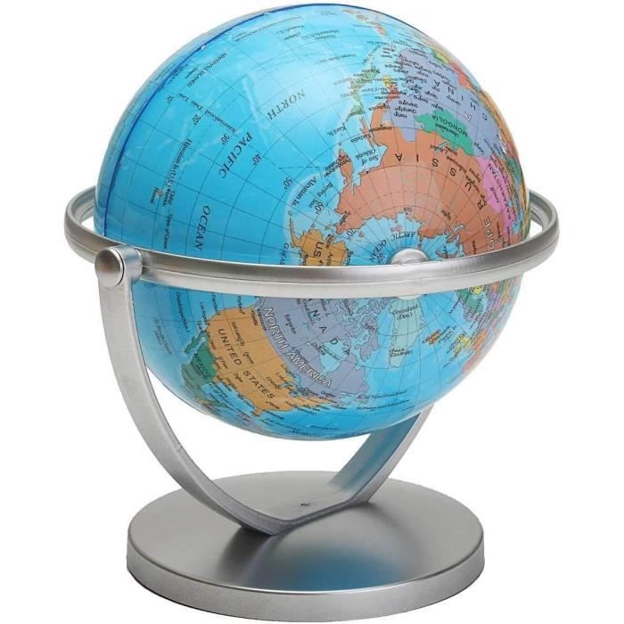 1Pc 18Cm Terre Terre Globe Terre Ocean Carte Avec Stand School Tour ...