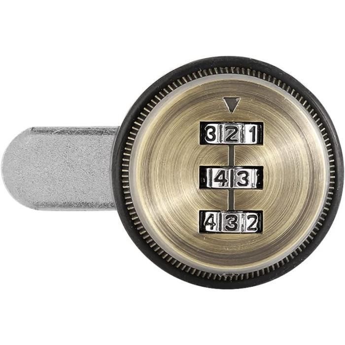 Verrou Mécanique À Code Pour Armoire Ou Boîte Aux Lettres, 1000 Combinaisons De Mot De Passe ...