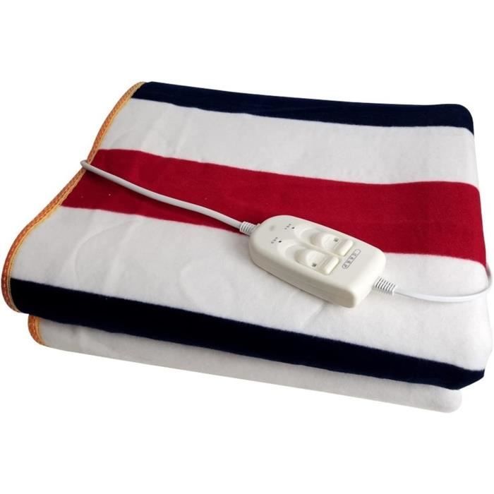 Couverture électrique Double 220V Chauffe-lit Chaud Thermostat Matelas ...