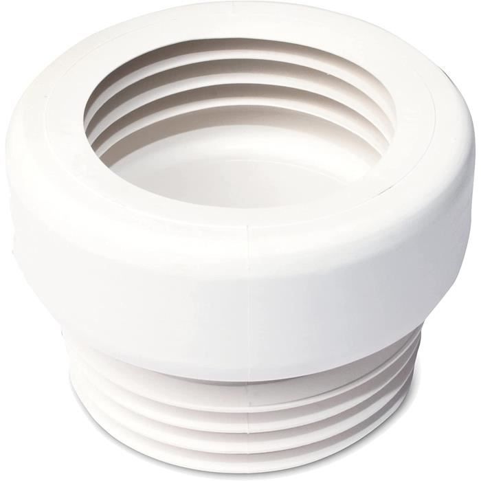 Sortie de cuvette droite diamètre 110 mm push fit, blanc[120 ...